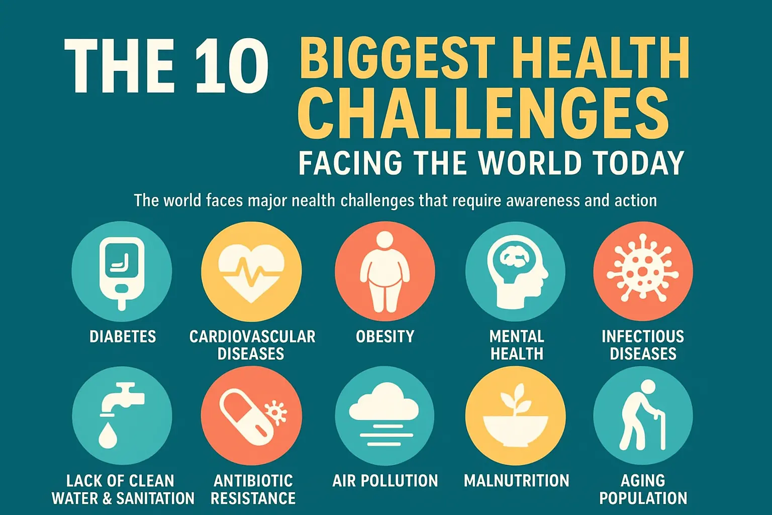 The 10 Biggest Health Challenges Facing the World Today - Atonibai